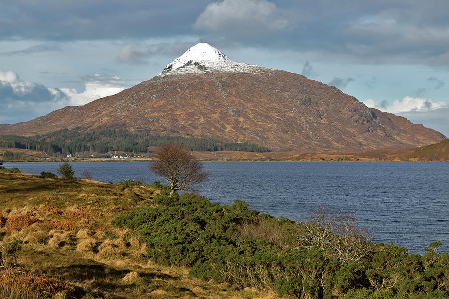 Ben Stack and Loch Stack Photograph by Derek Beattie - Fine Art America
