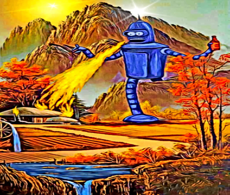 Bender Poster nature Painting by Sabrina Campbell | Fine Art America