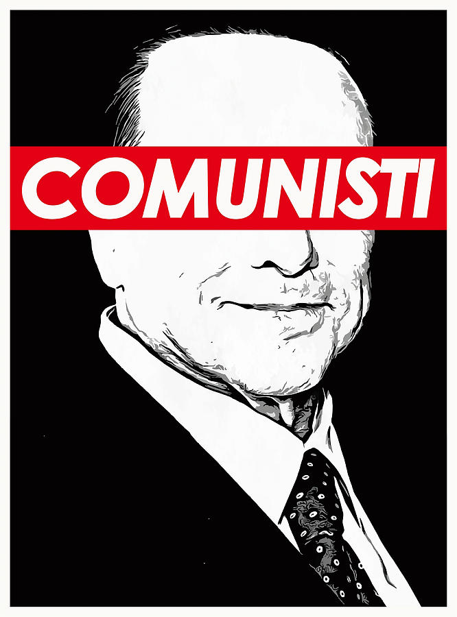 Berlusconee Poster Copy Painting by Lee Jasmine - Fine Art America