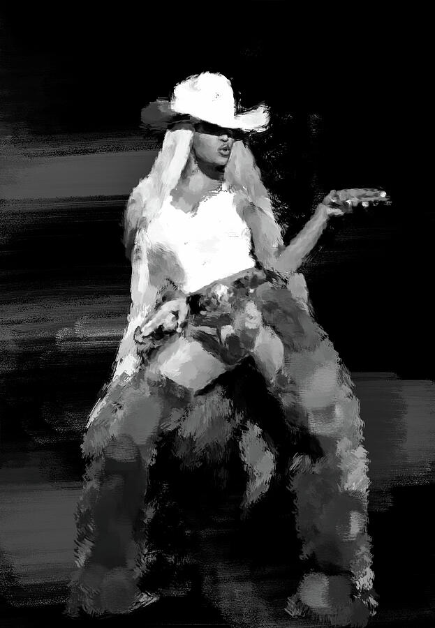 Beyonce Announces Cowboy Carter Tour 2025 Digital Art by Gradify Creations - Pixels Merch