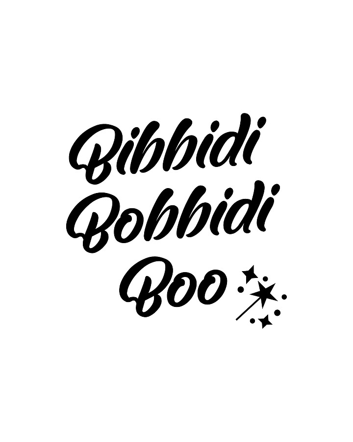 Bibbidi Bobbidi Boo Magic Wand Digital Art by Jane Keeper - Pixels