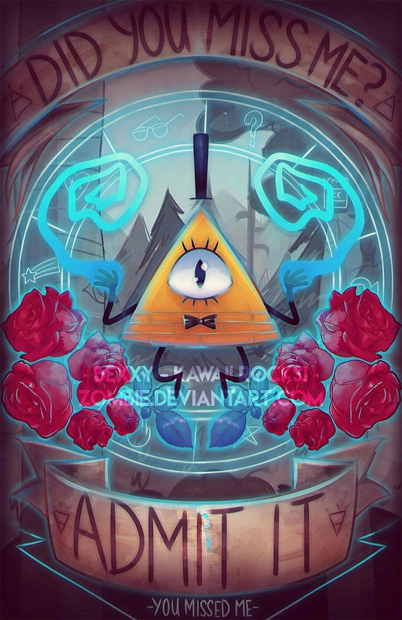 Bill Cipher Poster Digital Art by Anthony E Burdette - Pixels