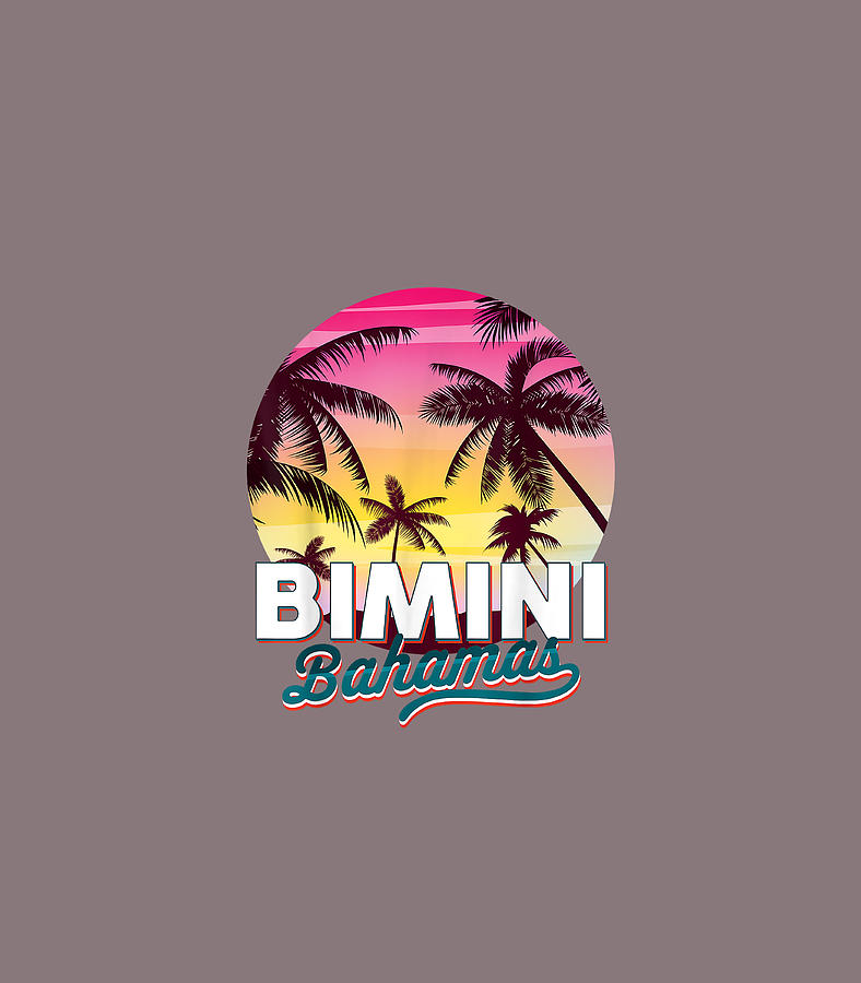 Bimini Bahamas Palm Tree Beach Summer Vacation Sunset Digital Art By Kobann Kemi Fine Art America