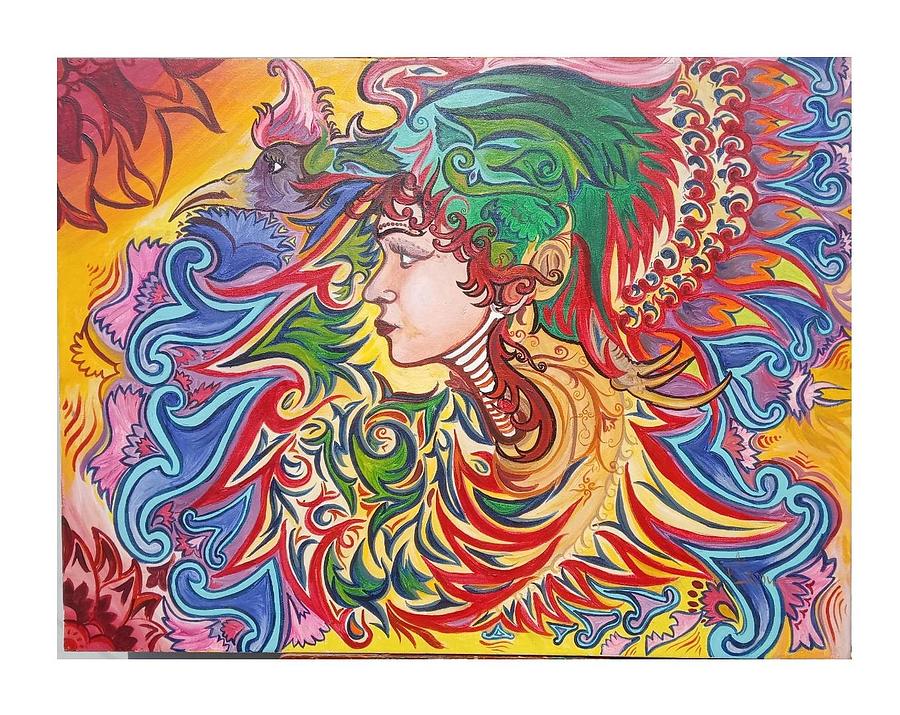 Birdy Painting by Manu Sharma | Fine Art America