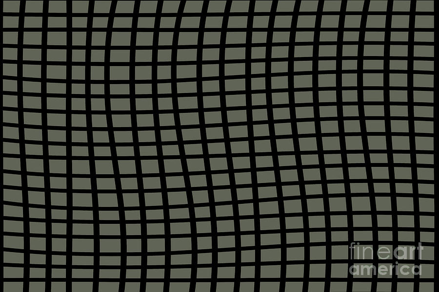 Black and Dark Green Wavy Grid Pattern Pairs 2023 Color of the Year ...