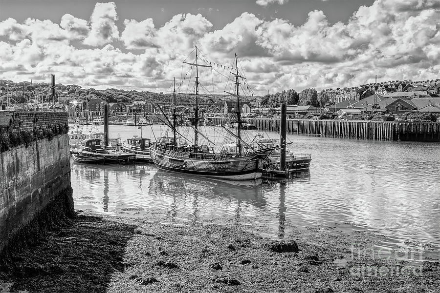 Black and White ships in Whitby Port, UK Photograph by Pics By Tony ...