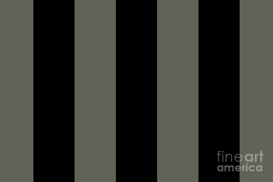 Black Dark Green Minimal Vertical Stripe Pattern Pairs 2023 Color of ...