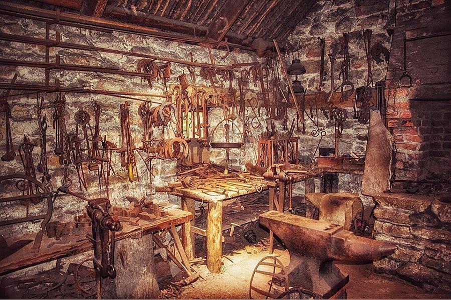 Blacksmiths Forge Photograph by Eileen OConnor - Pixels