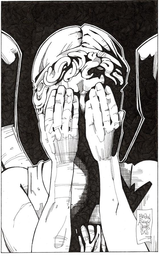 Blink Drawing by Bryan Jacobs - Fine Art America