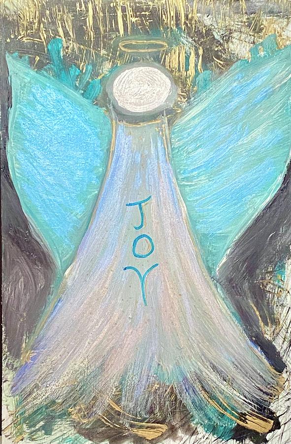 Blue Angel Painting by Monica Hebert - Fine Art America