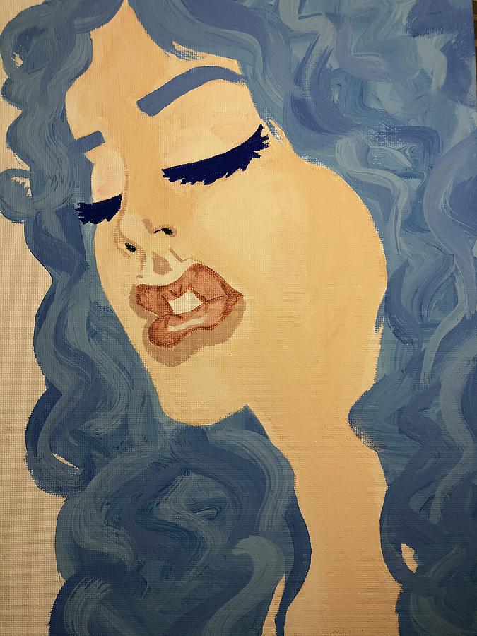Blue Painting by Danielle Devos - Fine Art America