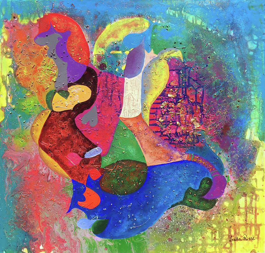Blue Elvis Painting by Leda Risse - Fine Art America