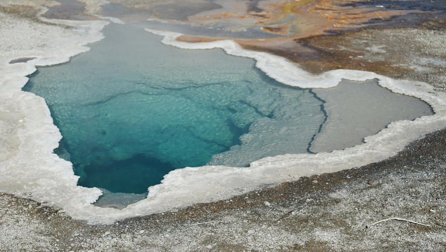 Blue Pool at Yellowstone Photograph by Jim Spencer - Fine Art America