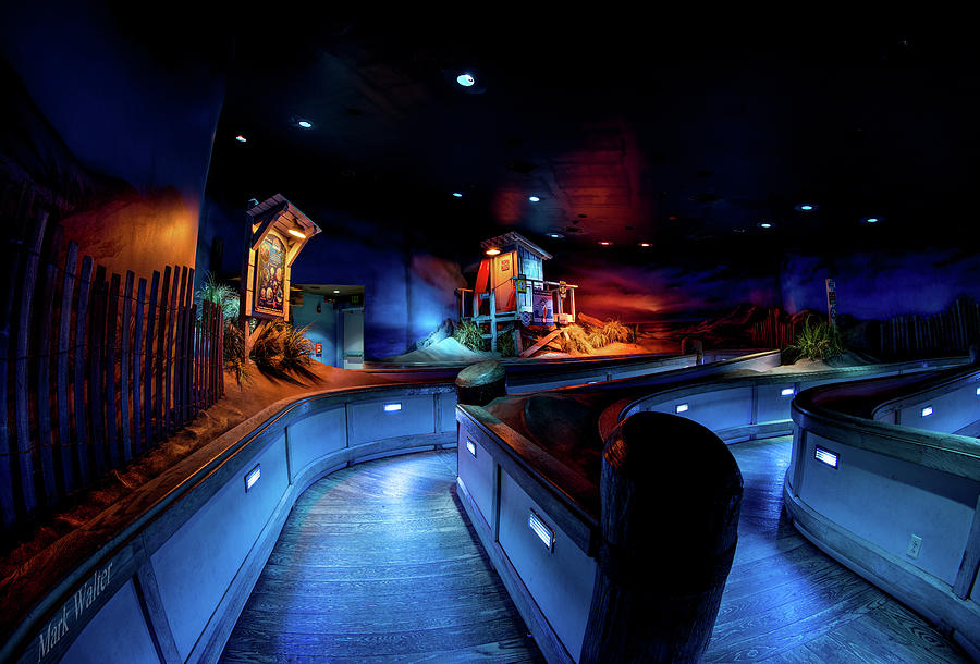 Blue Queue Photograph by Mark Walter | Fine Art America