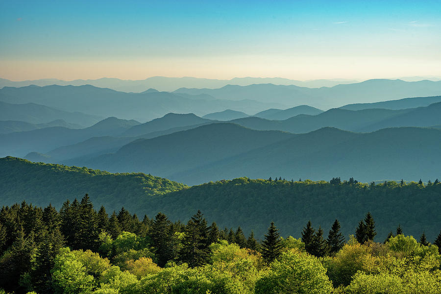 Blue Ridge Layers Photograph by Spencer Carter - Fine Art America