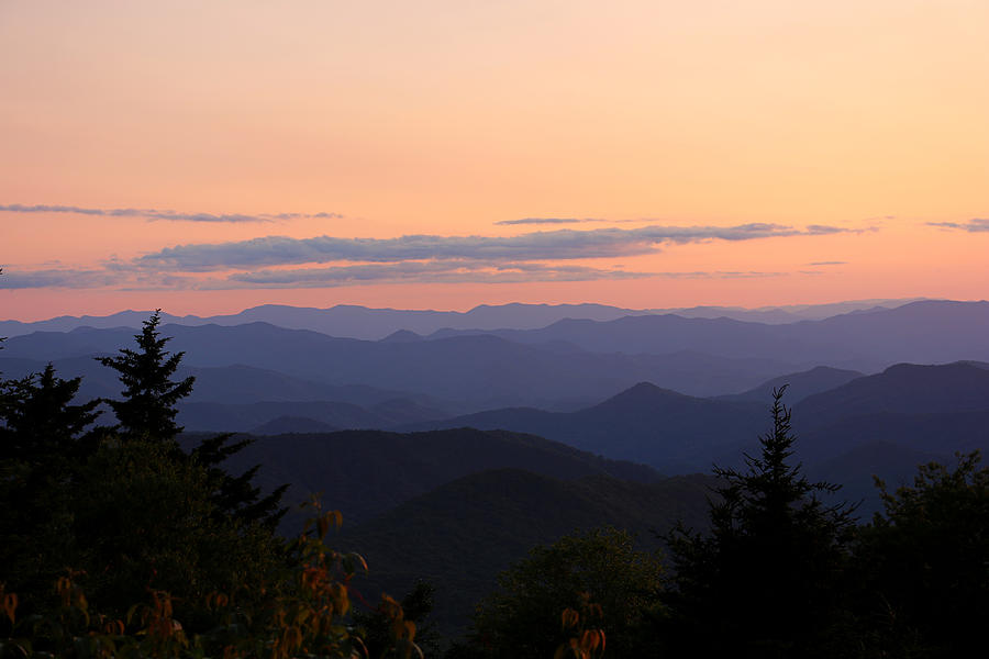 Blue Ridge Sunset Photograph by Tapanga Stevens - Fine Art America