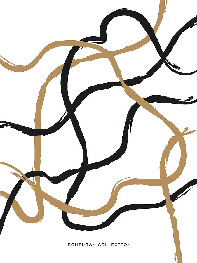 Boho Lines Digital Art by Murellos Design | Fine Art America