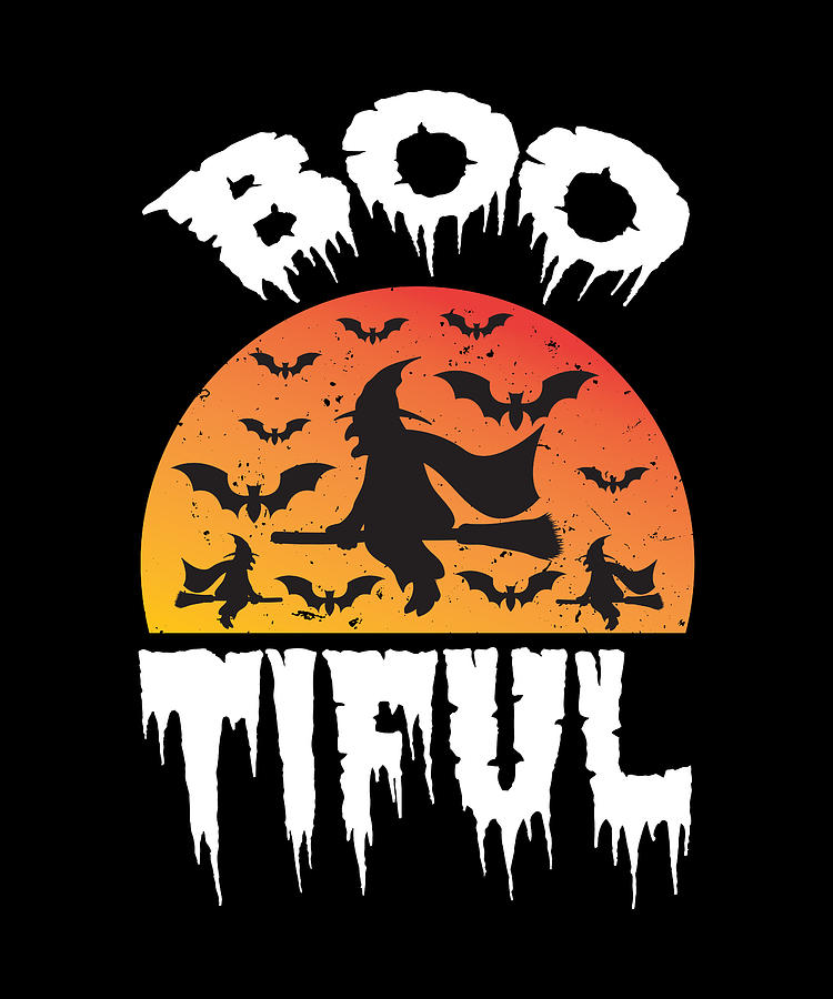Boo Tiful Halloween Day Digital Art by Tam Nguyen Art | Fine Art America