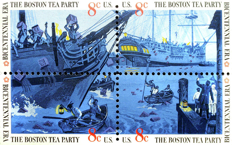 Boston Tea Party Bicentennial Photograph by Stamp Arts - Pixels