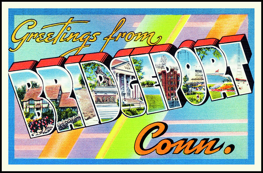 Bridgeport Connecticut Retro Vintage Travel Photograph by Carol Japp ...