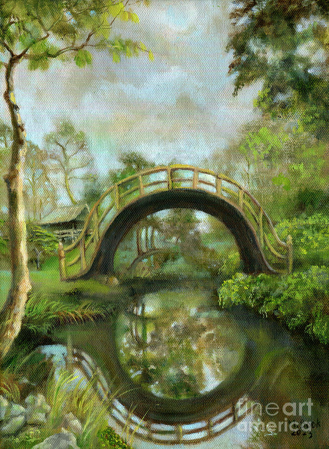 Bridging Glorious Reflections Painting by Marlene Book - Pixels