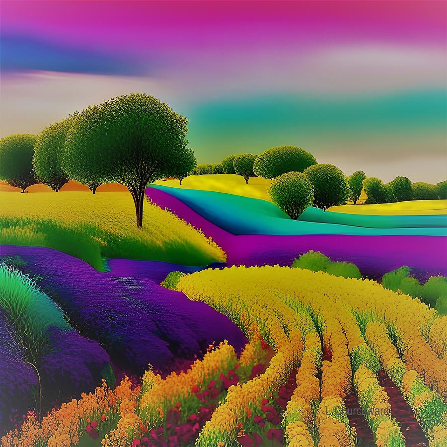 Bright Spring Day Digital Art by Lois Churchward - Fine Art America