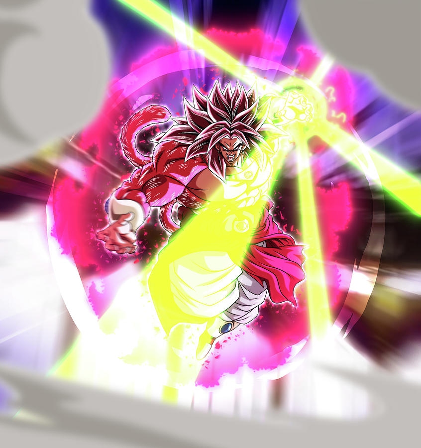 Broly Super Saiyan 4 Limit Breaker Digital Art by Lac Lac | Pixels