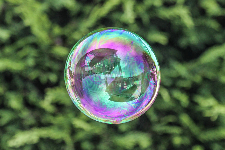 Bubble Reflection Photograph by Michael Ward - Pixels