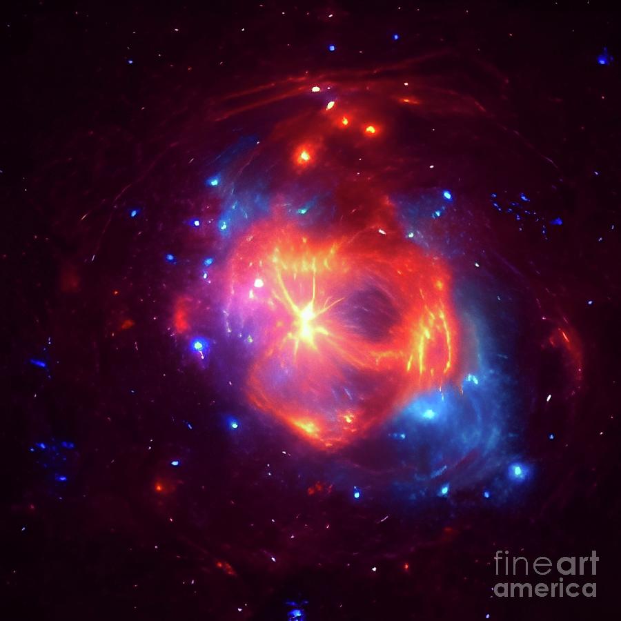 Bubbling Exploding Supernova Digital Art by Dan Painter - Pixels