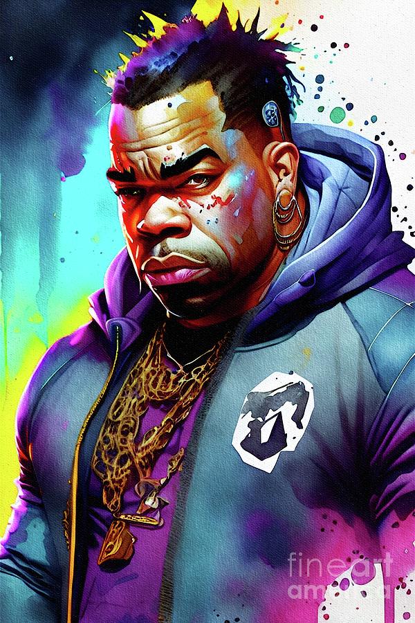 Busta Rhymes, Music Star Painting by John Springfield - Fine Art America