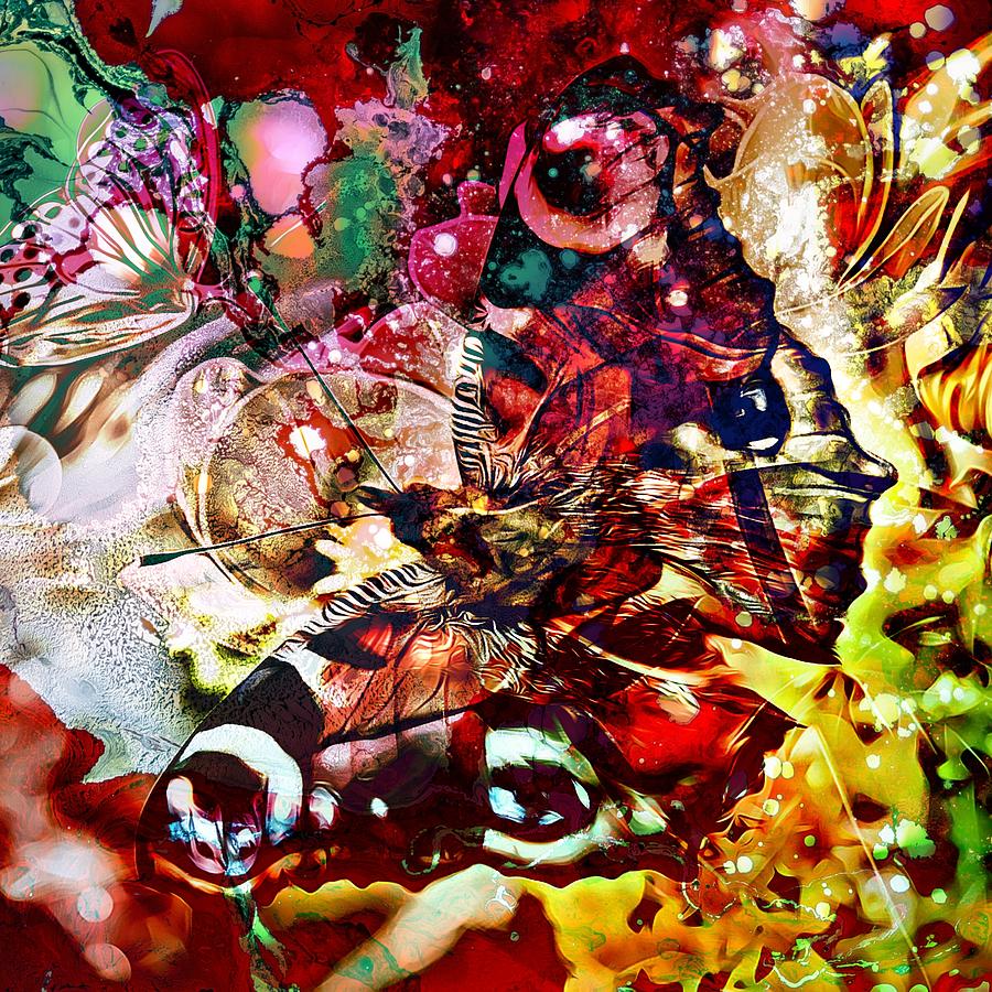 Butterfly Bliss Digital Art by Angela Sanders | Fine Art America