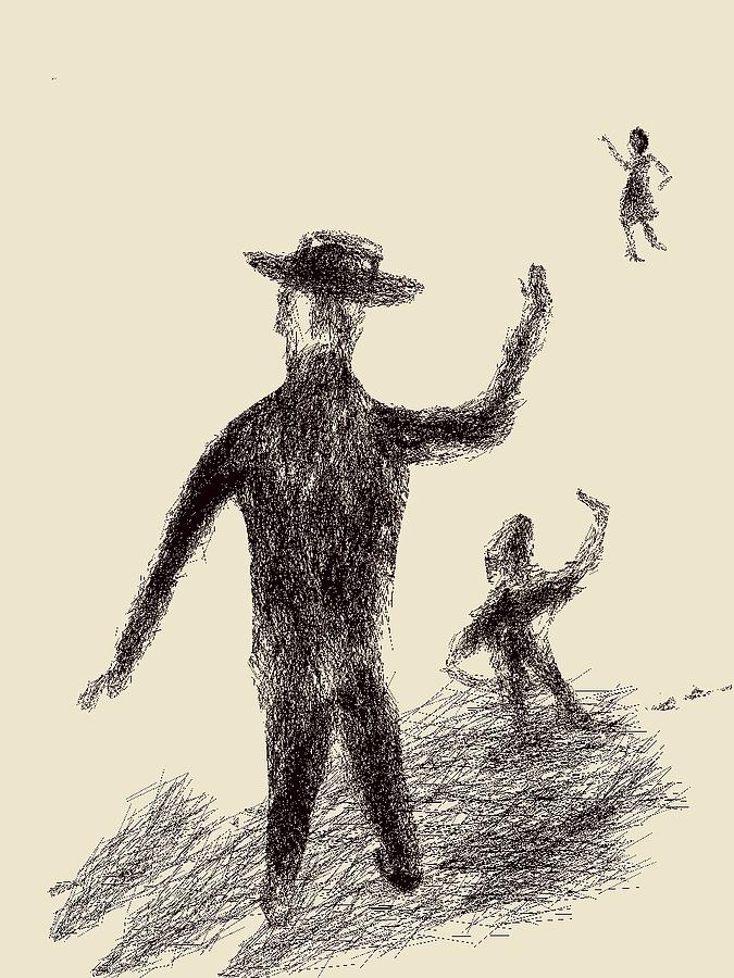 Bye Bye Love Drawing by Robert Dougherty - Fine Art America