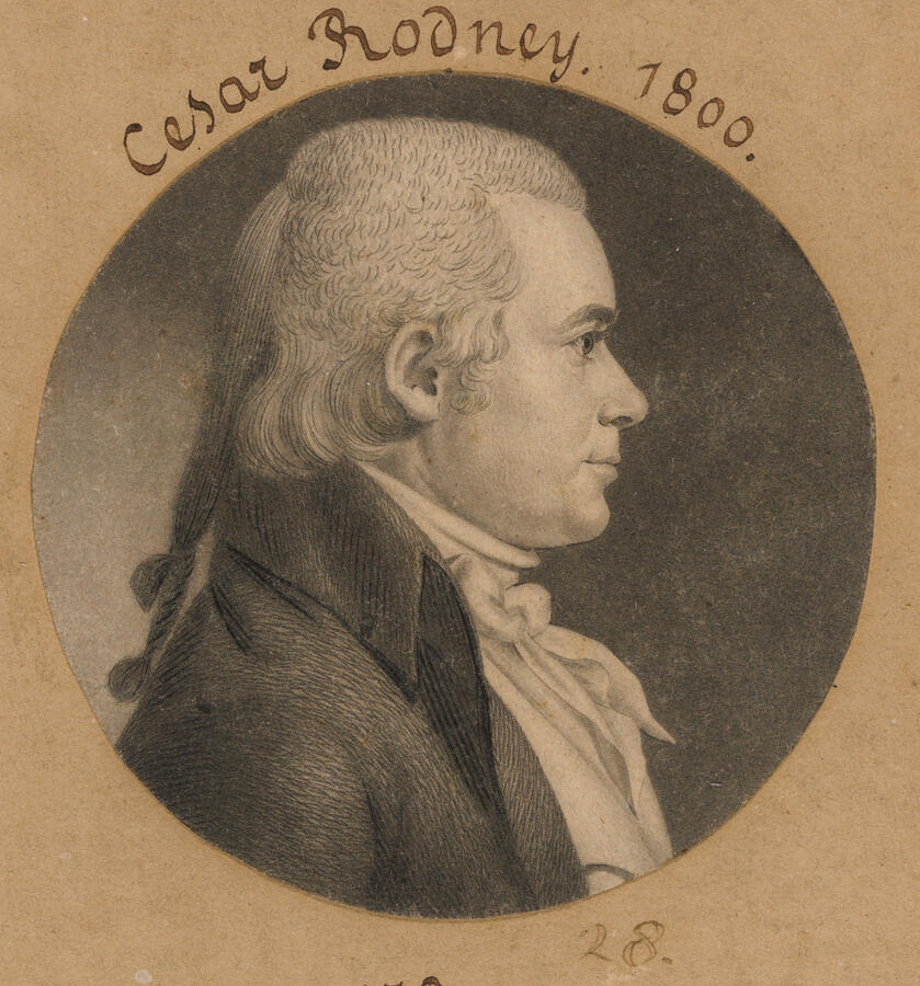 Caesar Augustus Rodney Drawing by Unknown - Fine Art America