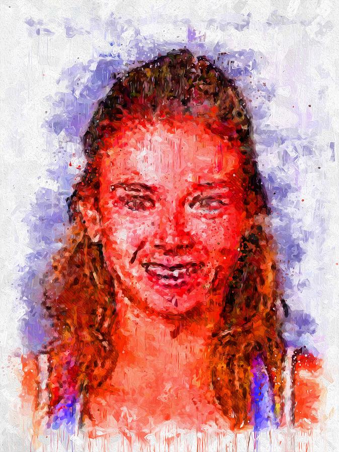 Camila Giorgi Painting by Rosie Boehm - Pixels Camila Giorgi Painting by Rosie Boehm - Pixels