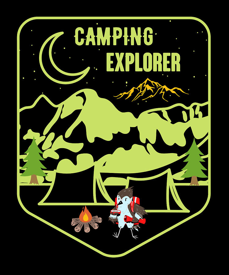 Camping Explorer Digital Art by Alberto Rodriguez - Fine Art America