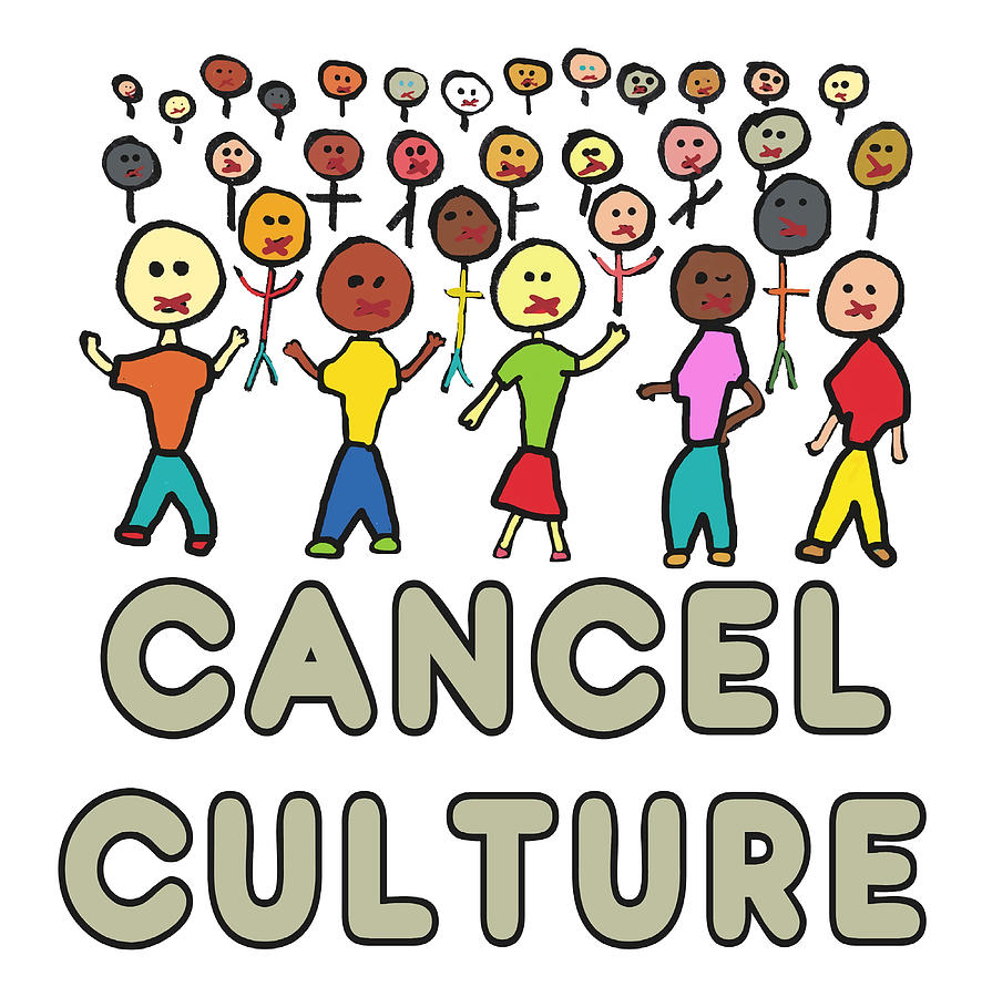 Cancel Culture Poster quote Painting by Logan Ward | Fine Art America