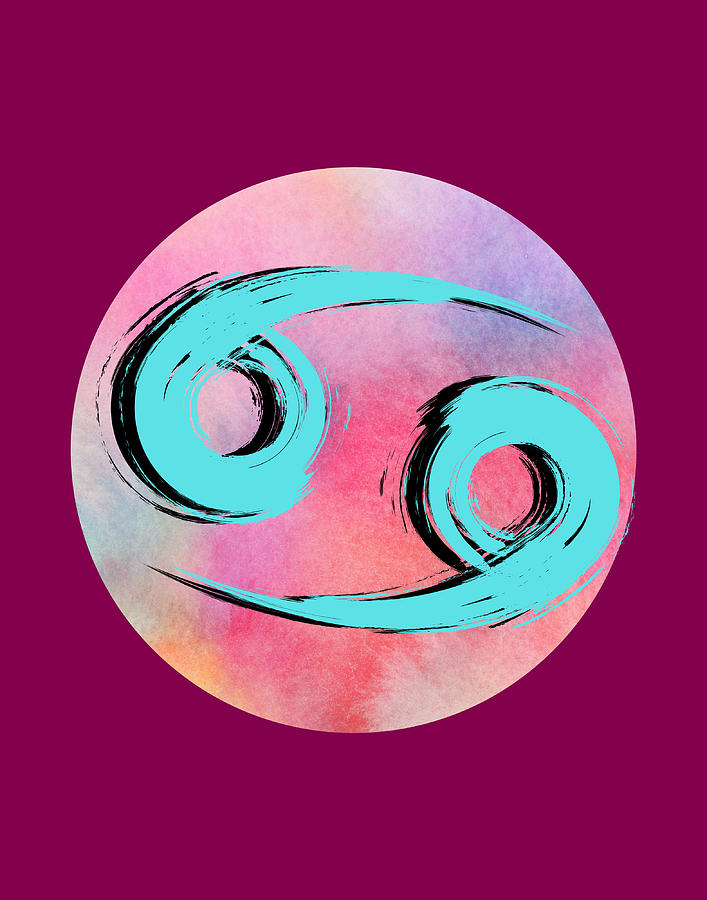 Cancer Symbol Print Digital Art by Happy Pixelart - Fine Art America