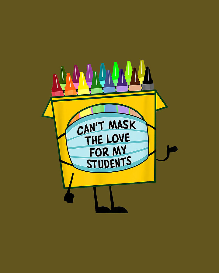 Cant Mask My Love Of Teaching Back To School Teac Digital Art by Ayyubp ...