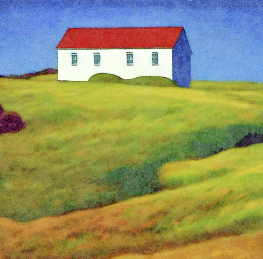 Cape Cod House Mixed Media by David Schultz - Fine Art America