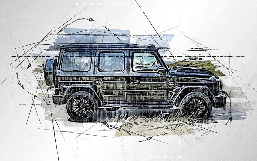 Car Mercedes Benz G Class 2019 Brabus Ops 800 Tuning G Class Tuning G63 ...