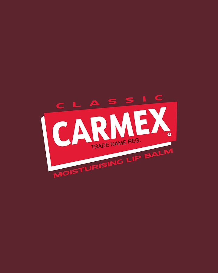 Carmex Classic Lip Balm Logo Best Digital Art by Charlotte Davis - Pixels
