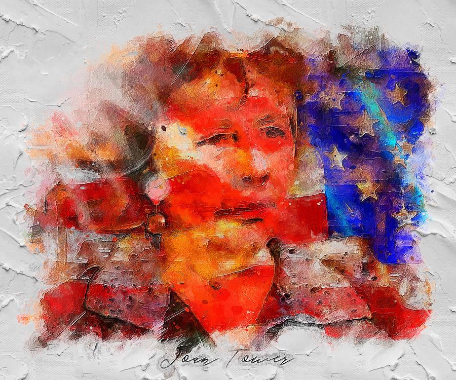 Celebrity Joan Tower Painting by Rosie Boehm | Fine Art America