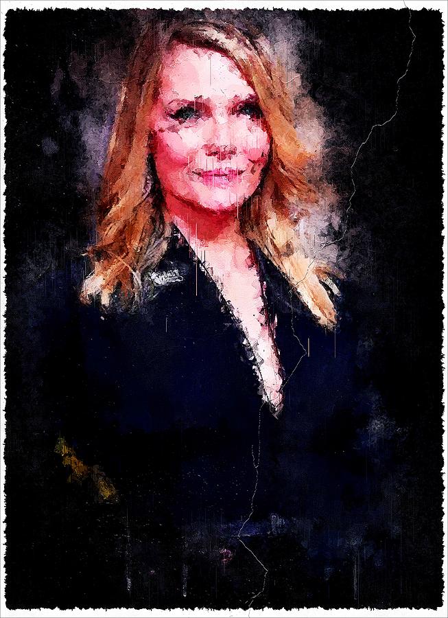 Celebrity Michelle Pfeiffer art Mixed Media by Luettgen Vidal - Fine ...