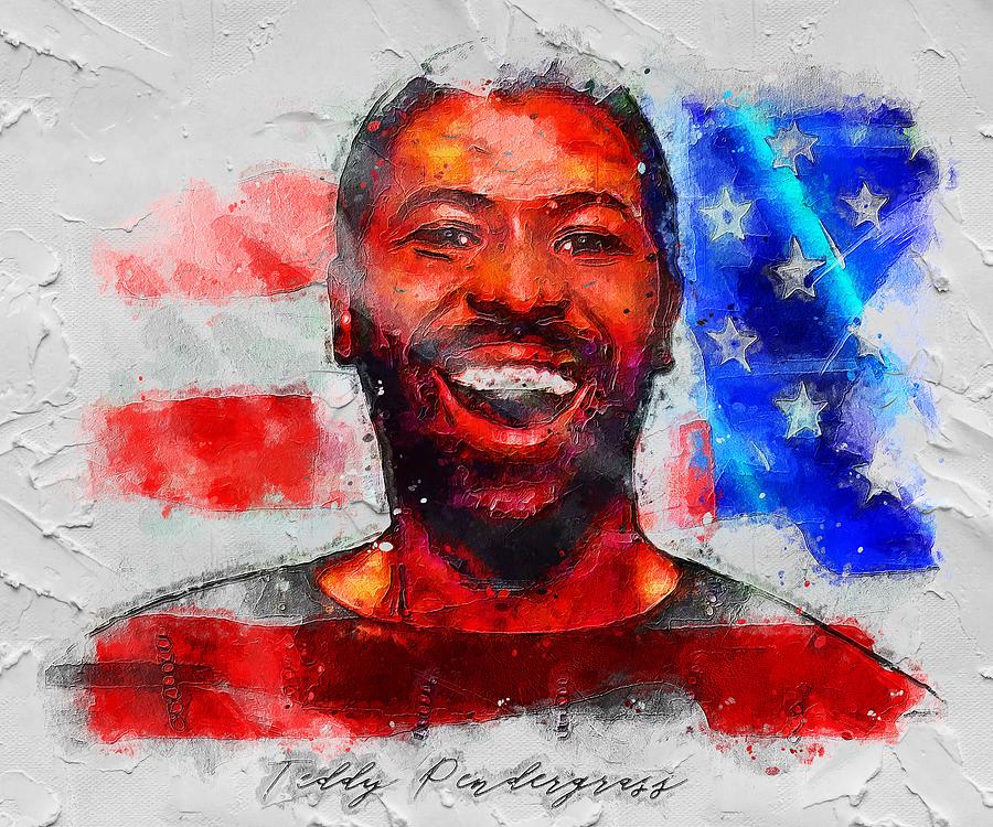 Celebrity Teddy Pendergrass Painting by Rosie Boehm | Fine Art America Celebrity Teddy Pendergrass Painting by Rosie Boehm | Fine Art America