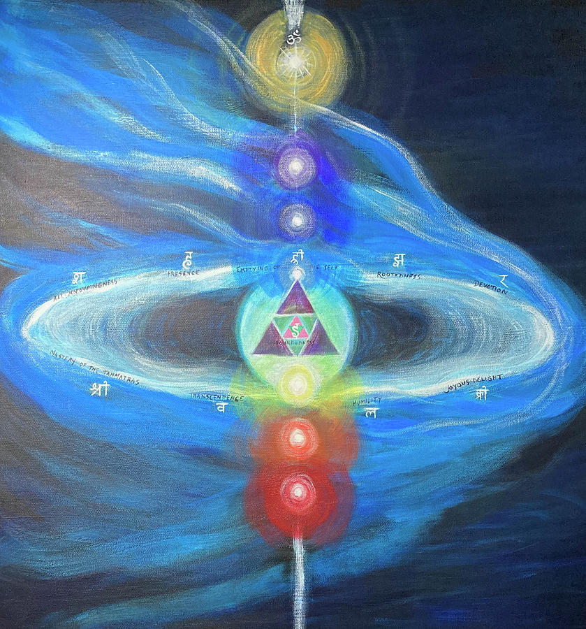 Chakral Cosmic Spin Painting by Holly Stone - Fine Art America