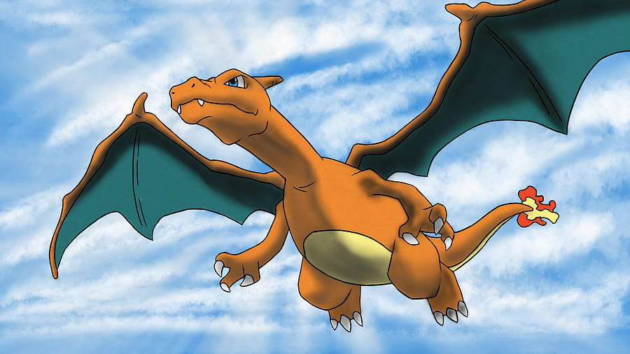 Charizard Digital Art by Daniel Phillips - Pixels
