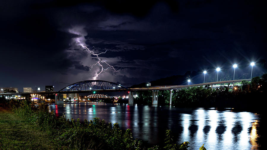 Striking Charleston Kanawha River Photograph by Corey Zinn - Fine Art ...