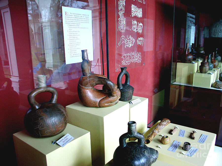 Chavin Pottery Photograph by Roberta Bragan - Fine Art America