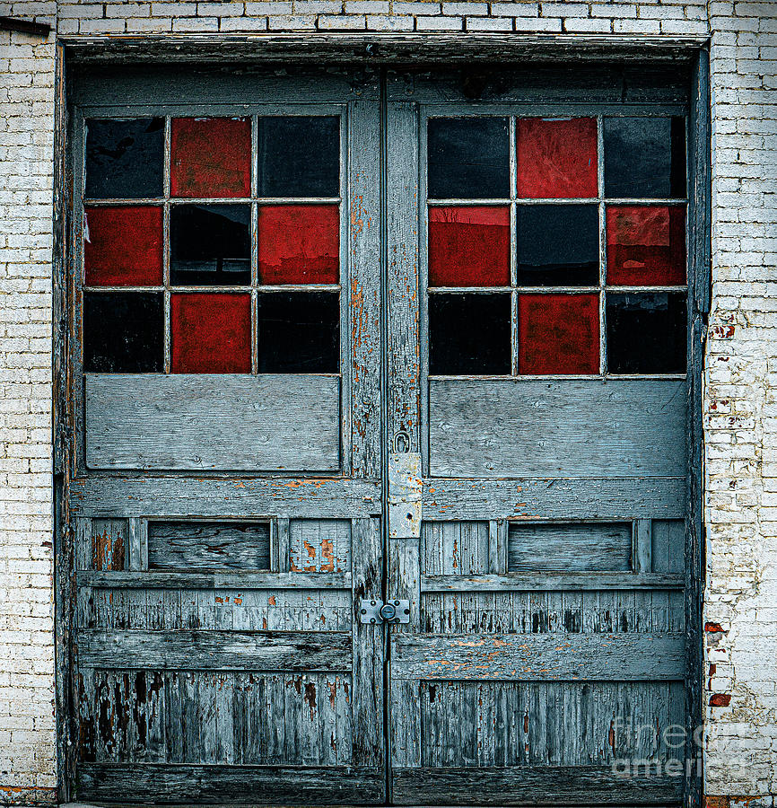 Checker Board Doors Photograph by Virgil L Harper - Fine Art America