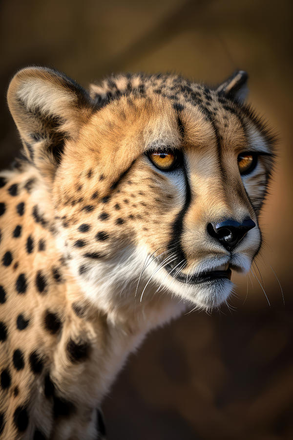 Cheetah Digital Art By Wes And Dotty Weber Pixels